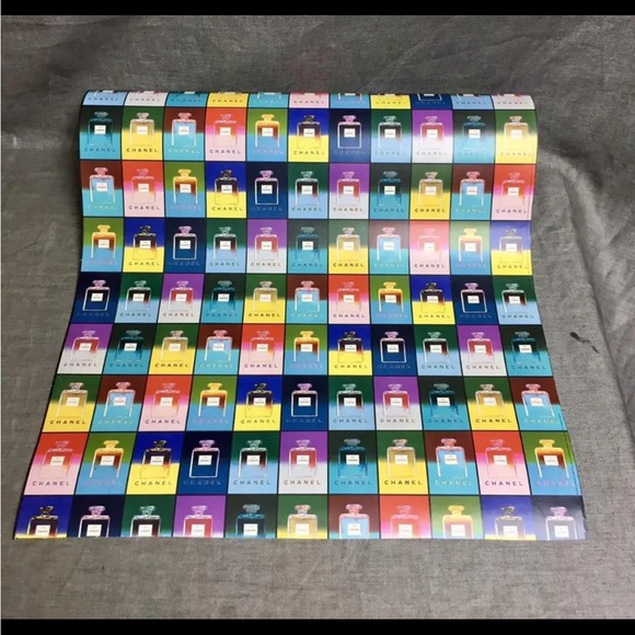 CHANEL | Wall Decor | Very Rare Vintage Chanel Wrapping Papers ...